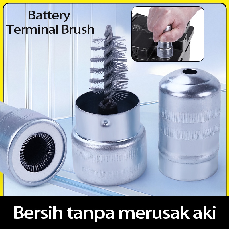 Jual Battery Terminal Brush Alat Pembersih 2in1 Kutub Terminal dan ...