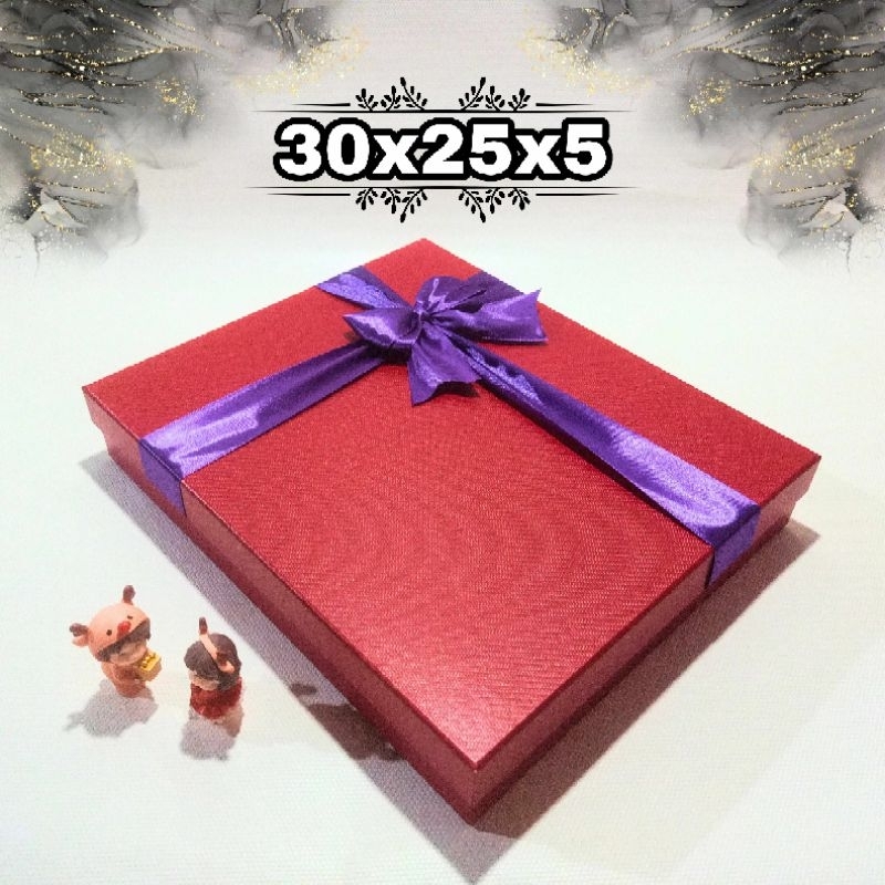 Jual Kotak Kado 30x25x5 Hampers/Gift Box/Hardbox/Bridesmaid/Packaging ...