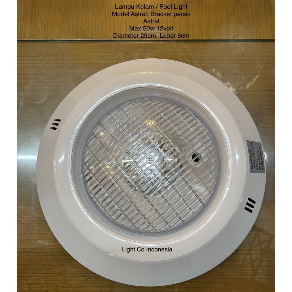 Jual Lampu Kolam Renang Halogen Model Astral / Pool Light Astral Mirror ...