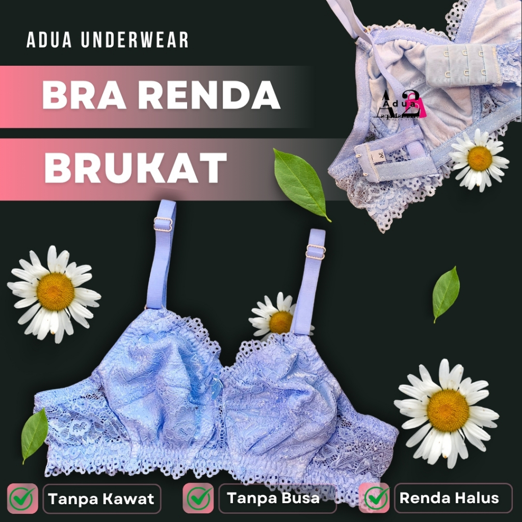 Jual BBD - BH Bidadare BRA BEHA Full Renda Tanpa Kawat Tanpa Busa ...