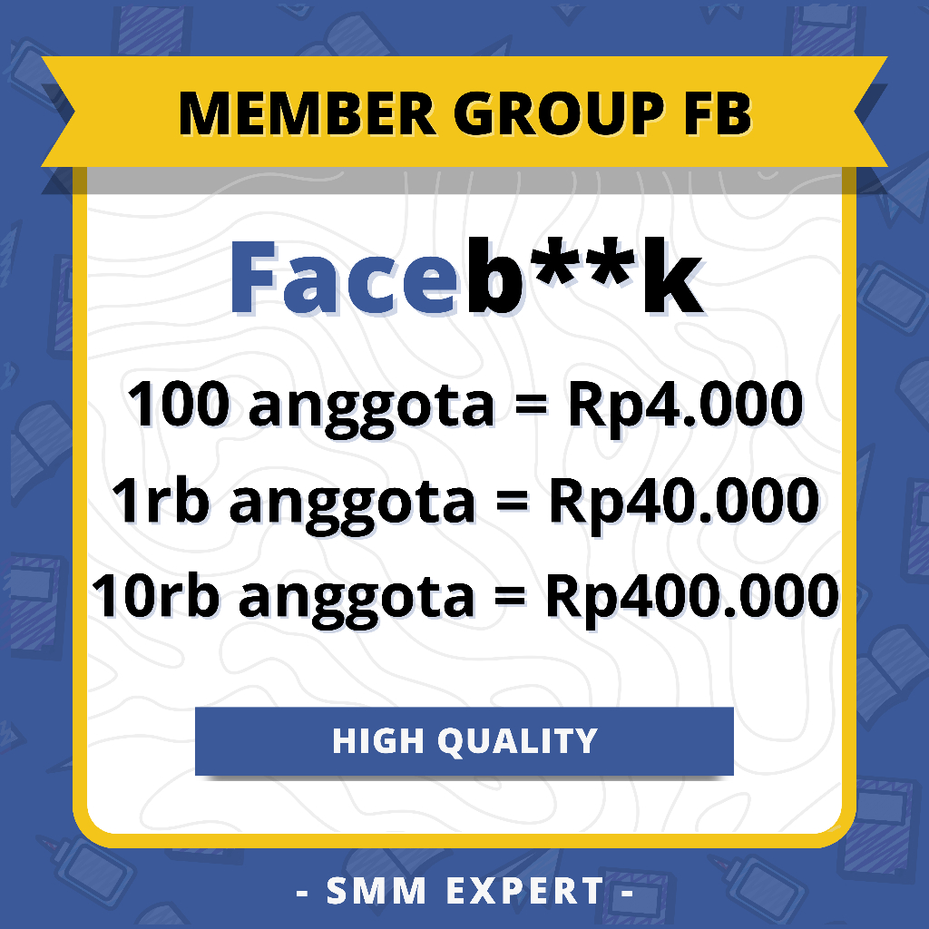 Jual Member Group Facebook Member Permanen - Untuk Menambah Anggota ...