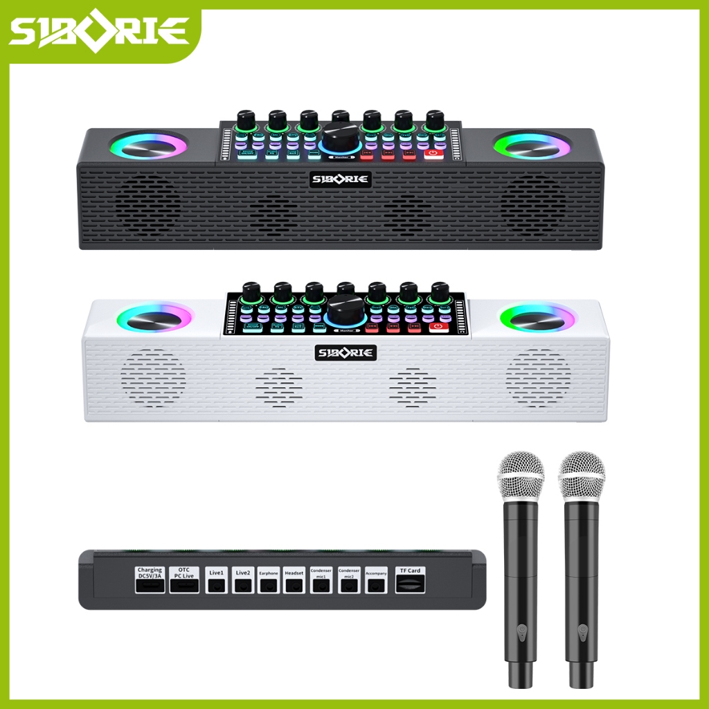 Jual Siborie SY8 Sound Card Speaker All-In-One With 2 Wireless ...