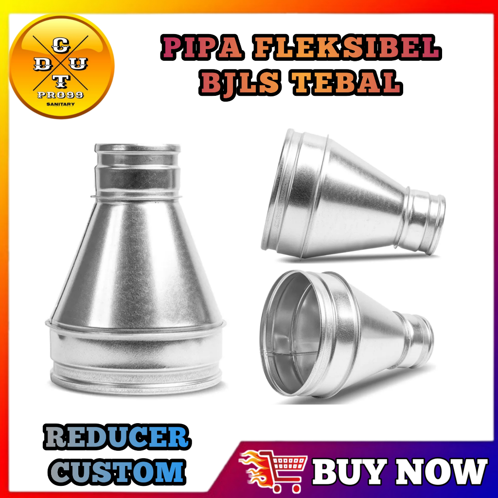 Jual Reducer Socket Pipa Fleksibel Ducting CUSTOM Bahan BJLS Tebal ...