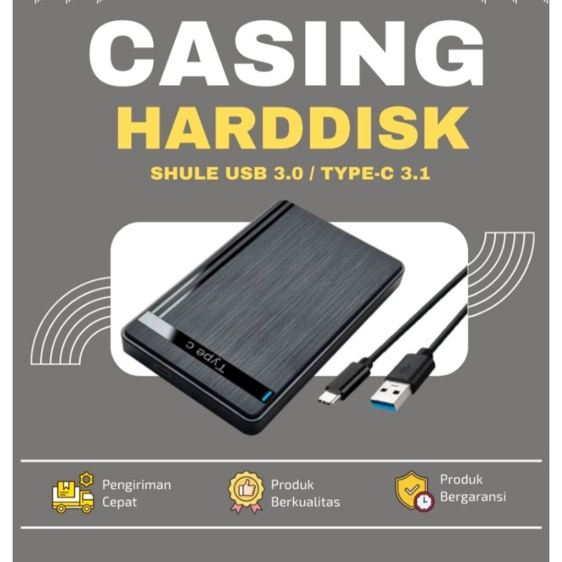 Jual Casing Harddisk Type-C & Micro B Enclousure SSD HDD External ...