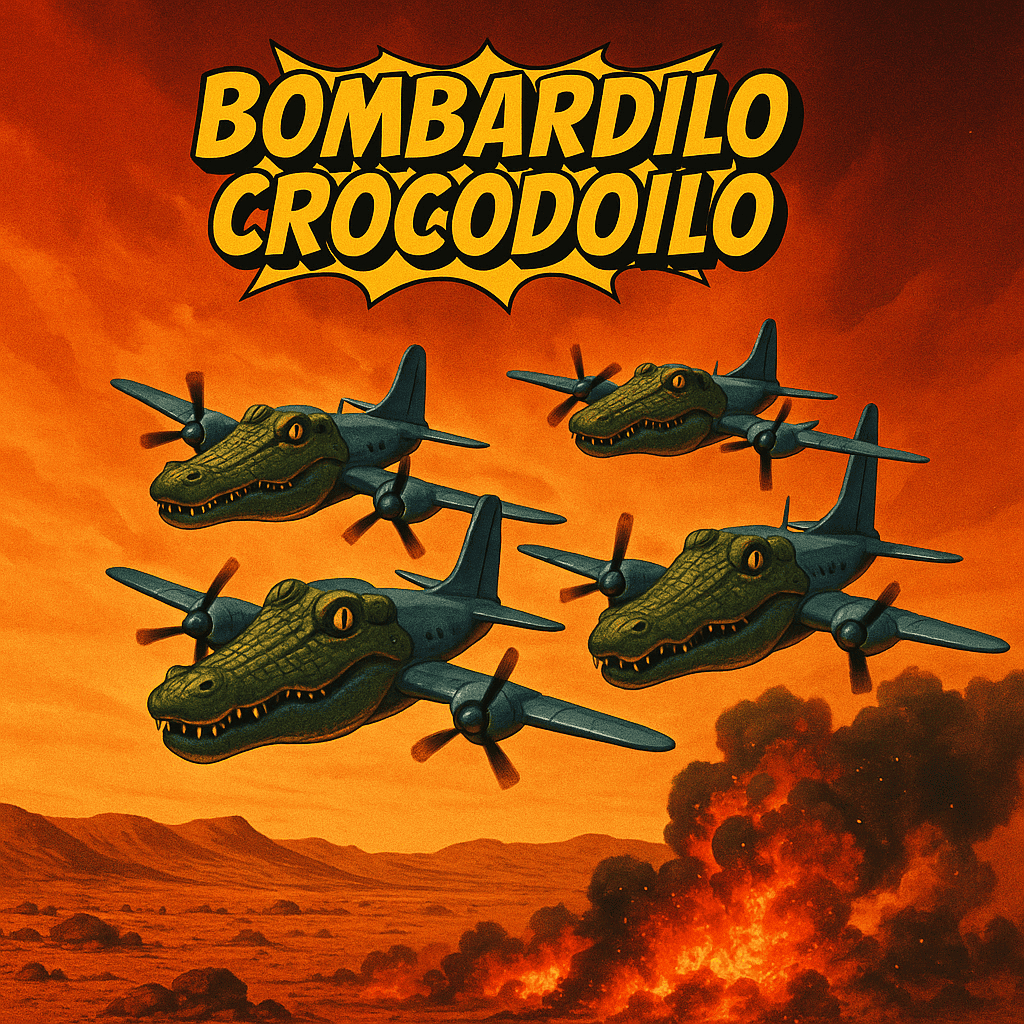 Jual Bombardilo Crocodilo Action figure Brainrot - Koleksi dan pajangn ...