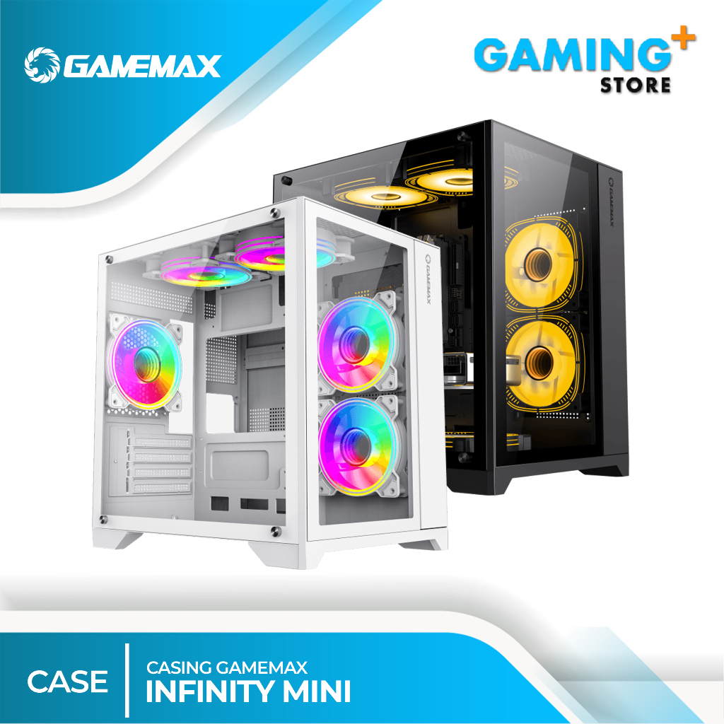 Jual Gamemax Casing Infinity Mini ITX PC Case | Shopee Indonesia