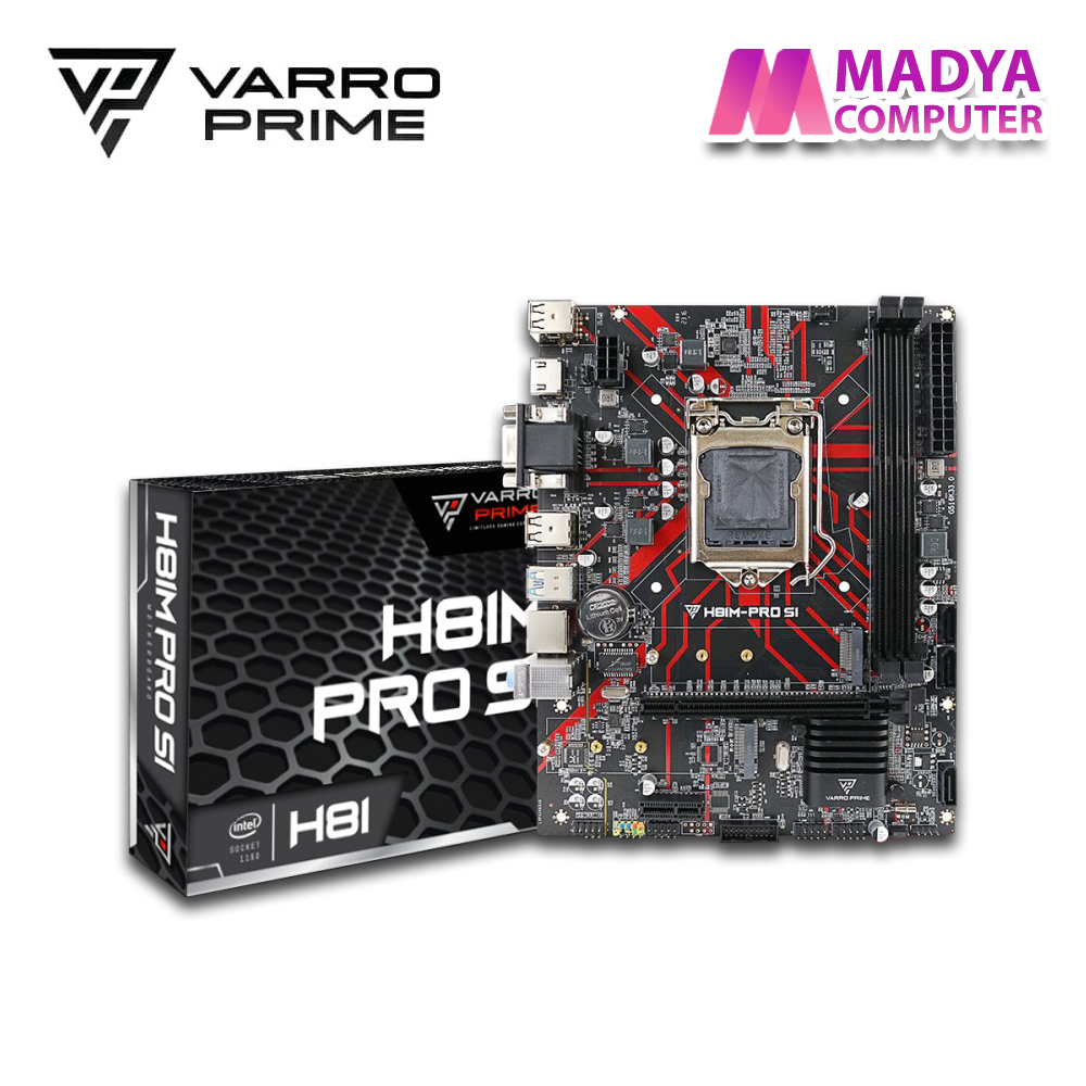 Jual Motherboard VARRO PRIME H81M-PRO S1 Socket 1150 DDR3 | Shopee Indonesia