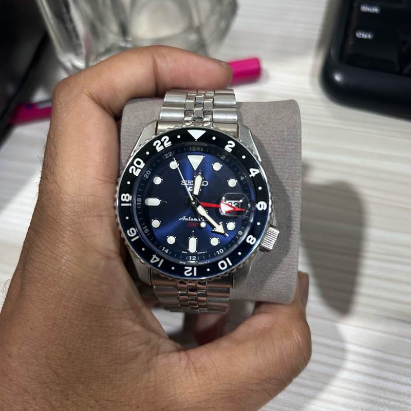 Jual Seiko GMT Blue | Shopee Indonesia
