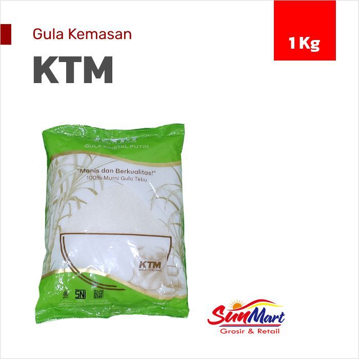 Jual Gula pasir KTM 1kg putih Berkualitas | Shopee Indonesia