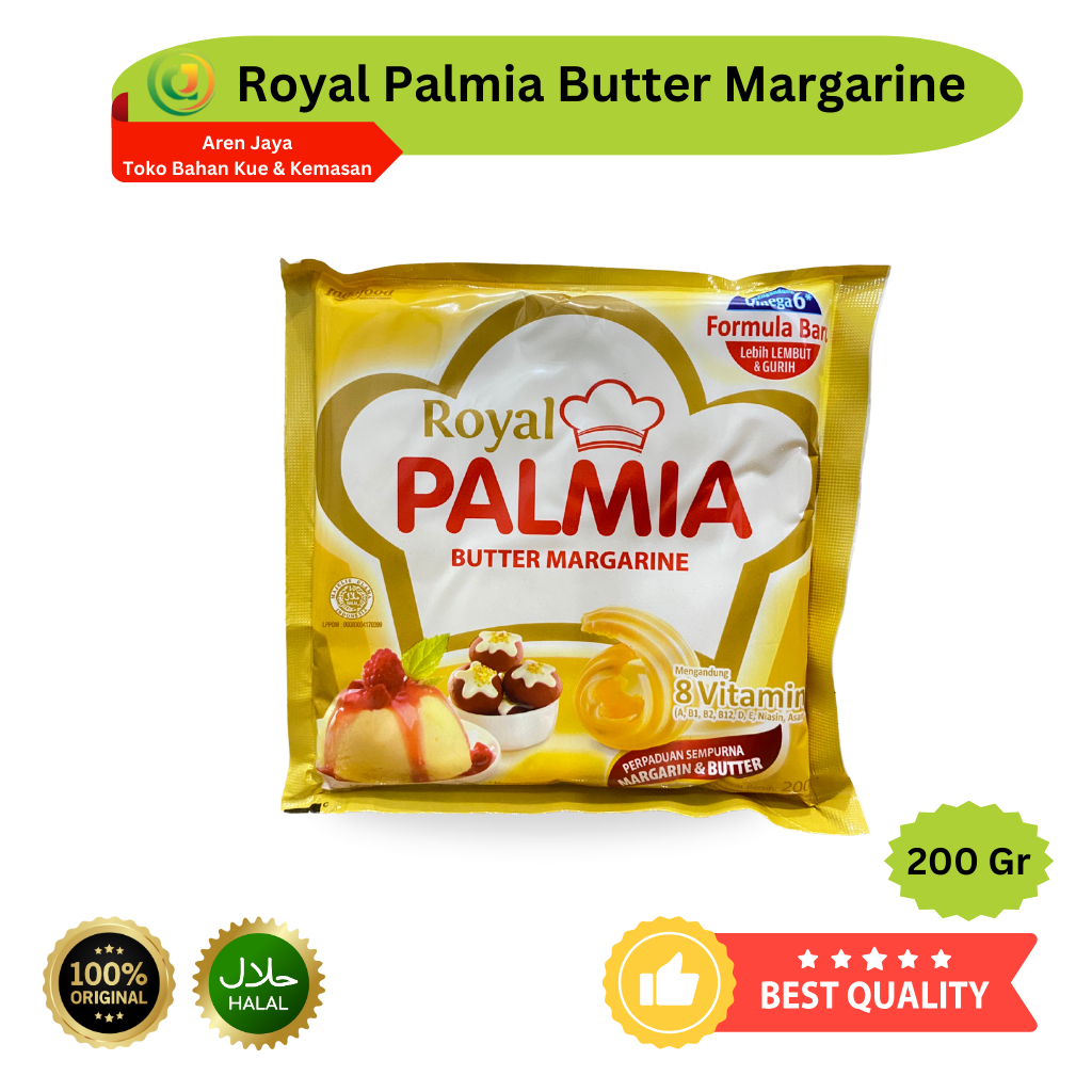 Jual Royal Palmia Butter Margarine 200 Gram Original | Shopee Indonesia
