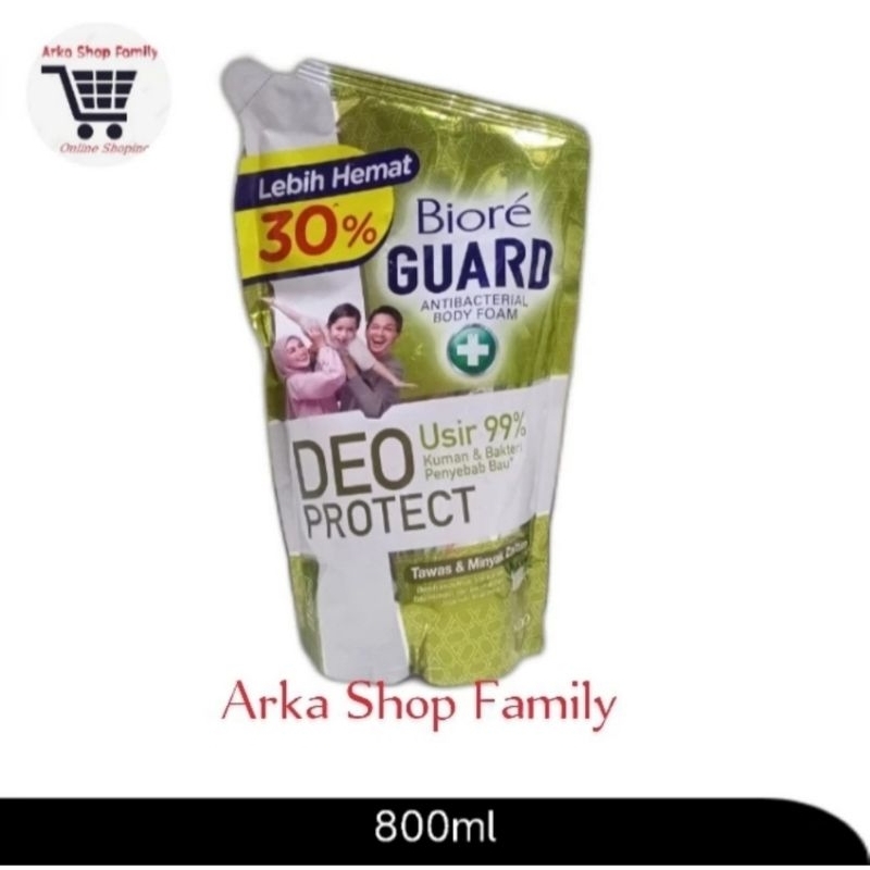 Jual BIORE Guard Antibacterial Body Foam Deo Protect Tawas & Minyak ...