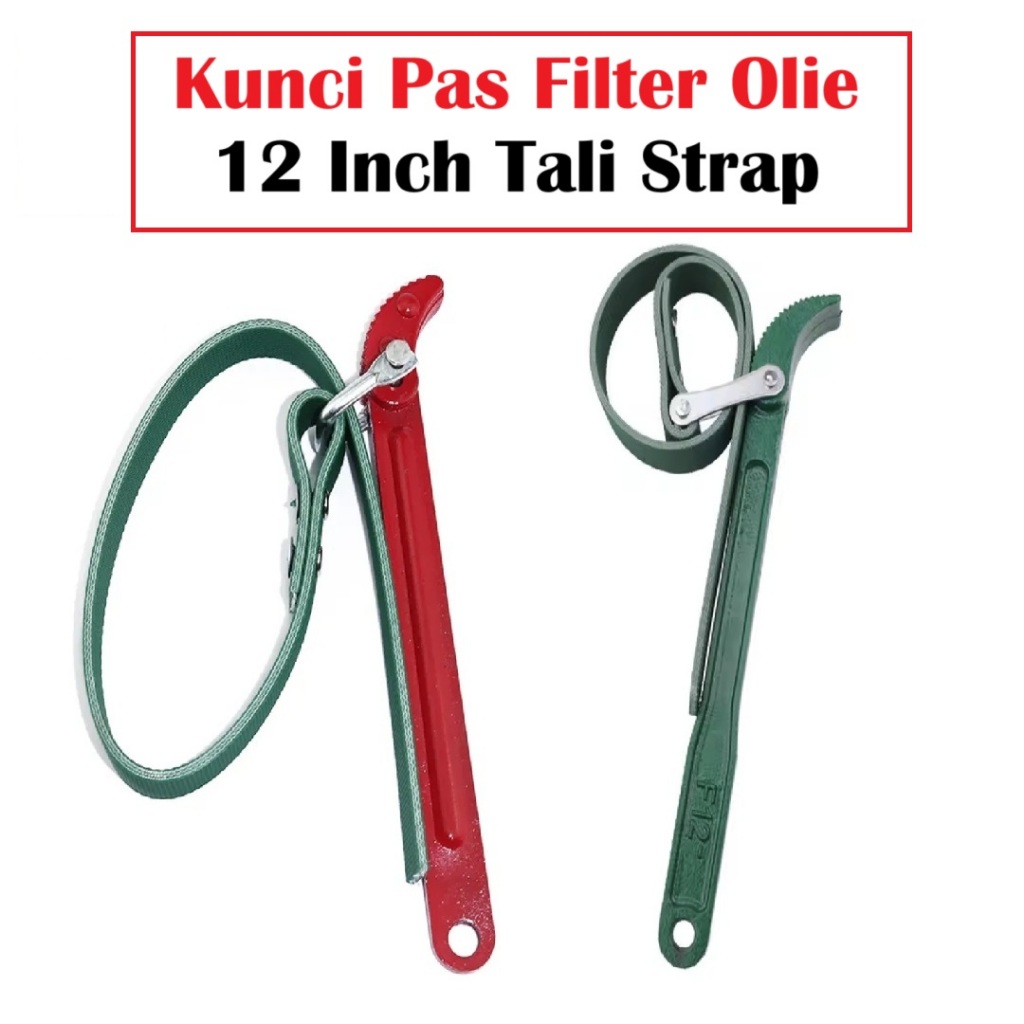 Jual Kunci Filter Oli Tali Pembuka Filter Oli Sabuk Belt 12 Inch ...