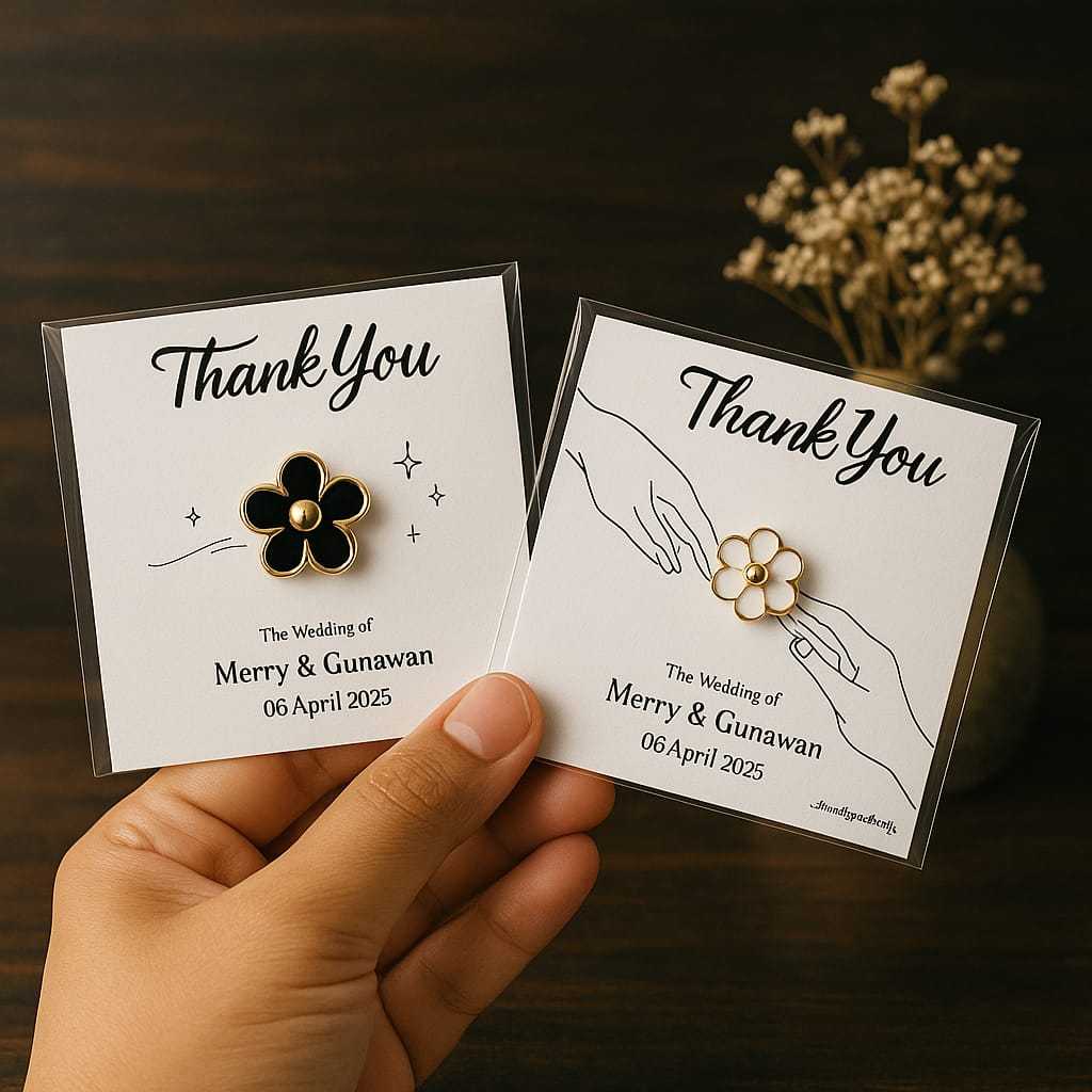 Jual [Satuan] Souvenir Pernikahan Unik Pin Enamel /Souvenir Pin Mini ...