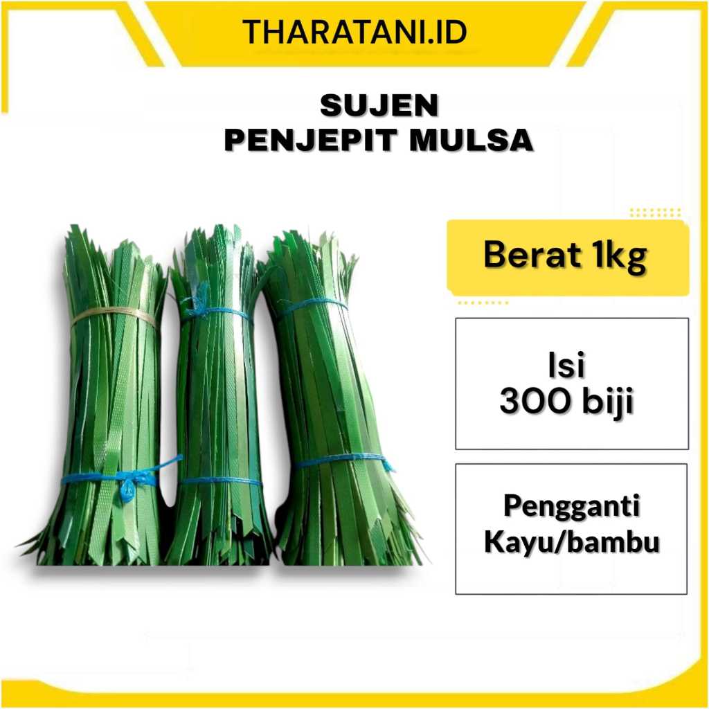 Jual Penjepit Mulsa/Sujen Plastik PE Mika 1kg - Alat Pengganti Pasak ...