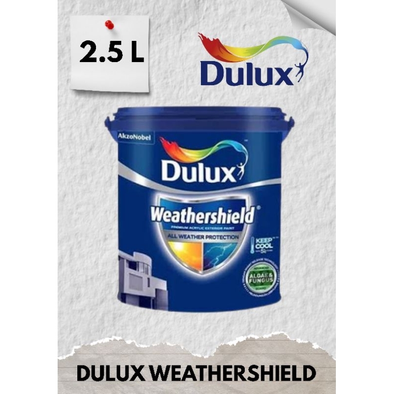 Jual DULUX WEATHERSHIELD CAT TEMBOK EXTERIOR 2.5L // BRILLIANT WHITE ...