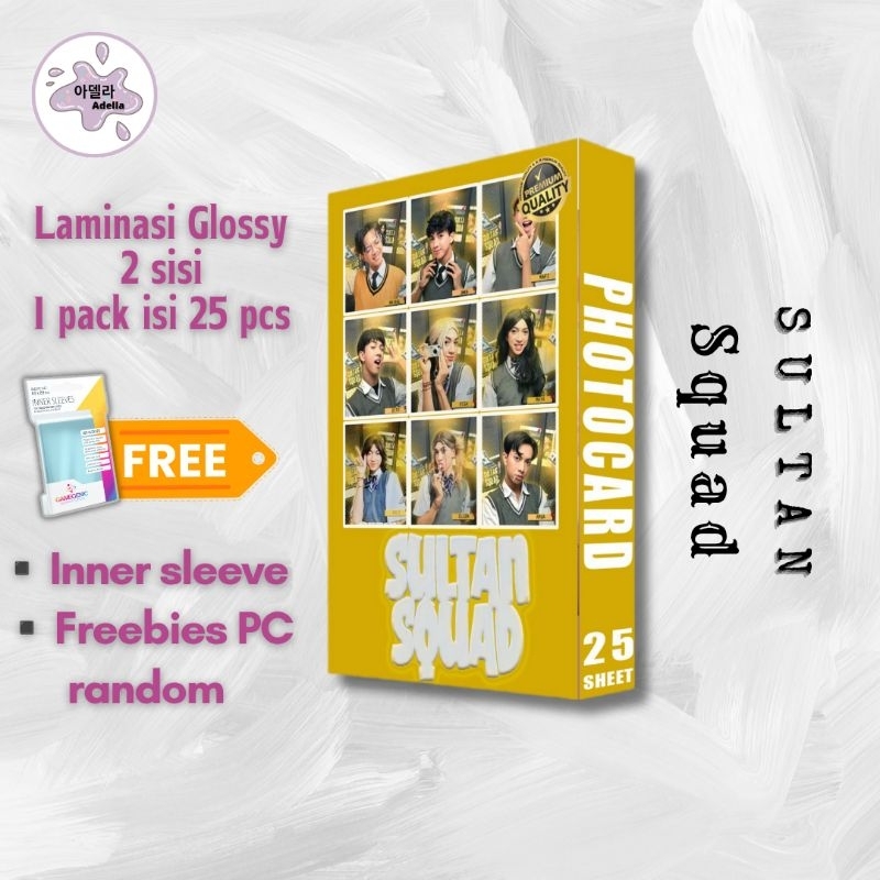 Jual Photocard SULTAN SQUAD Premium - 2 sisi - 1Pack isi 25Pcs foto ...