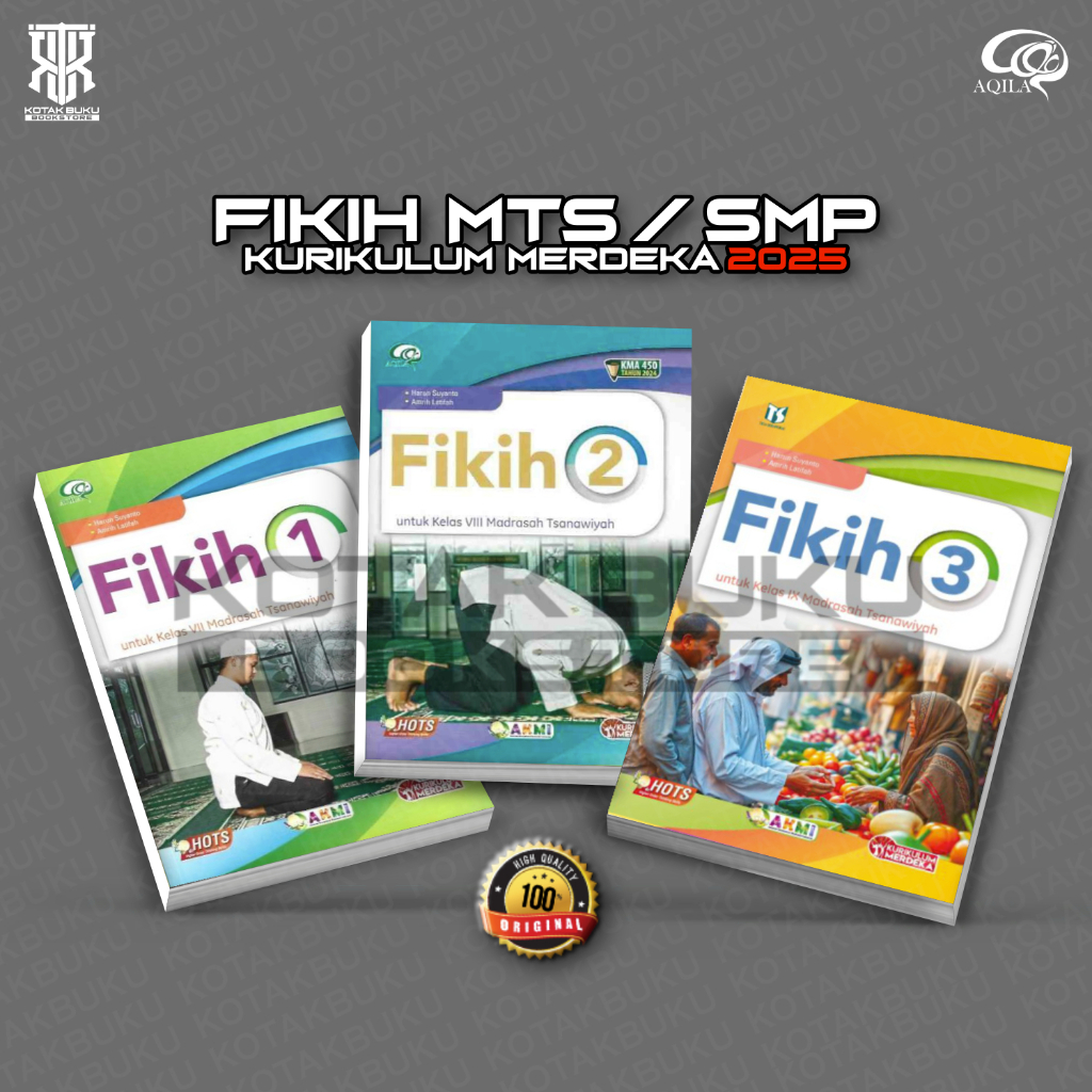 Jual Buku Fikih Kelas 7 8 9 MTS Kurikulum Merdeka / Fikih MTS / Fikih SMP / Revisi KMA 450 ...