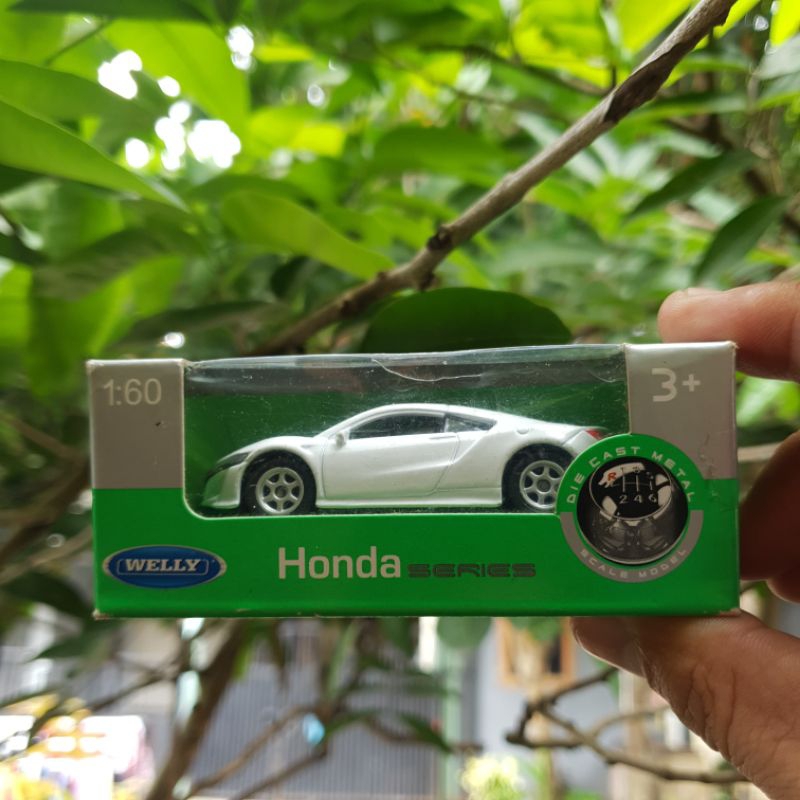 Jual WELLY HONDA ACURA NSX PUTIH WHITE SKALA 1:60 | Shopee Indonesia