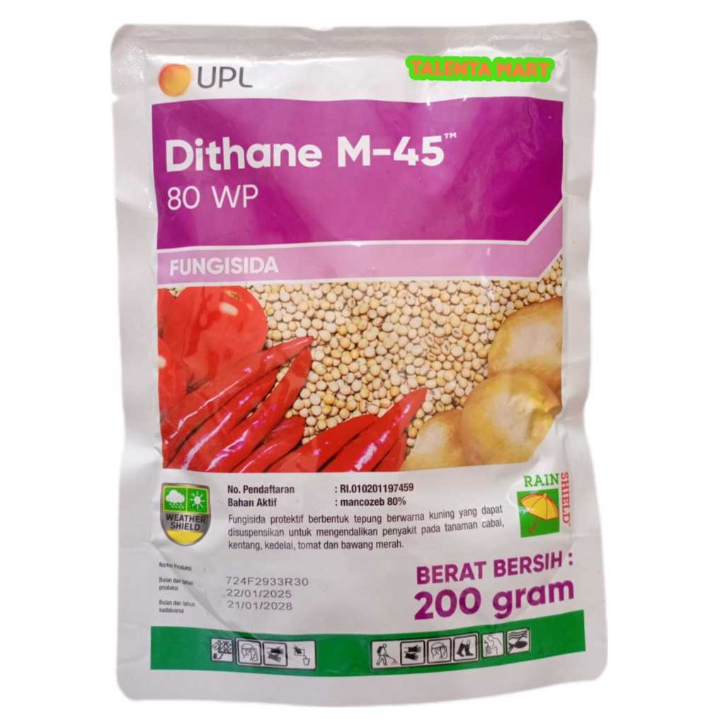 Jual FUNGISIDA DITHANE 80 WP 200 GR ORIGINAL | Shopee Indonesia