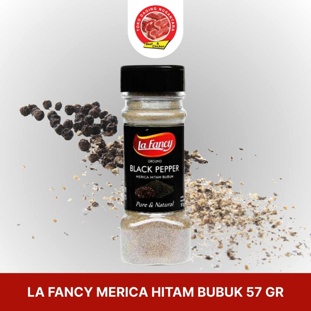 Jual La Fancy Foods Merica Hitam / Lada Hitam Bubuk 100% Murni 57g ...