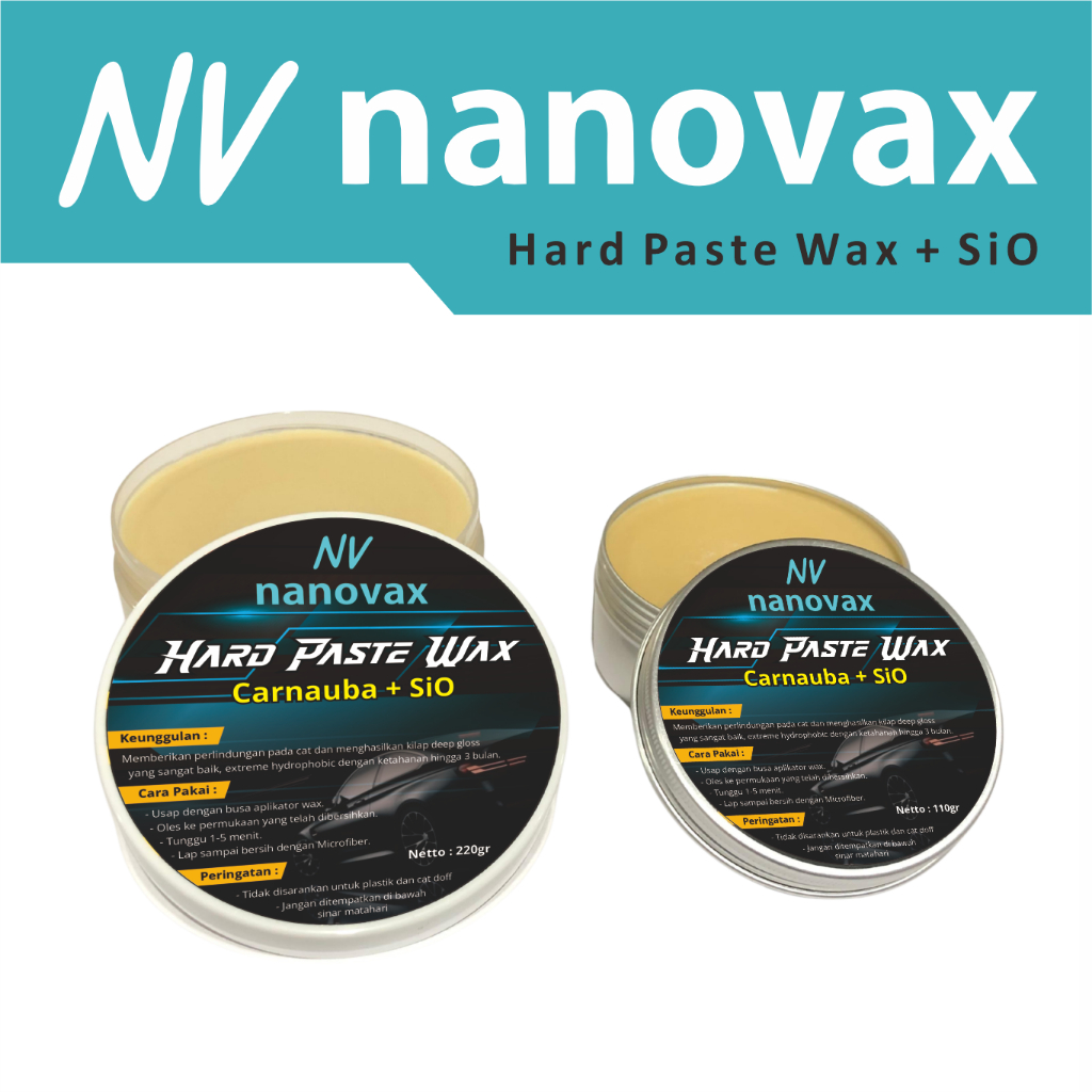 Jual Nanovax Hard Paste Wax Carnauba + SiO | Shopee Indonesia
