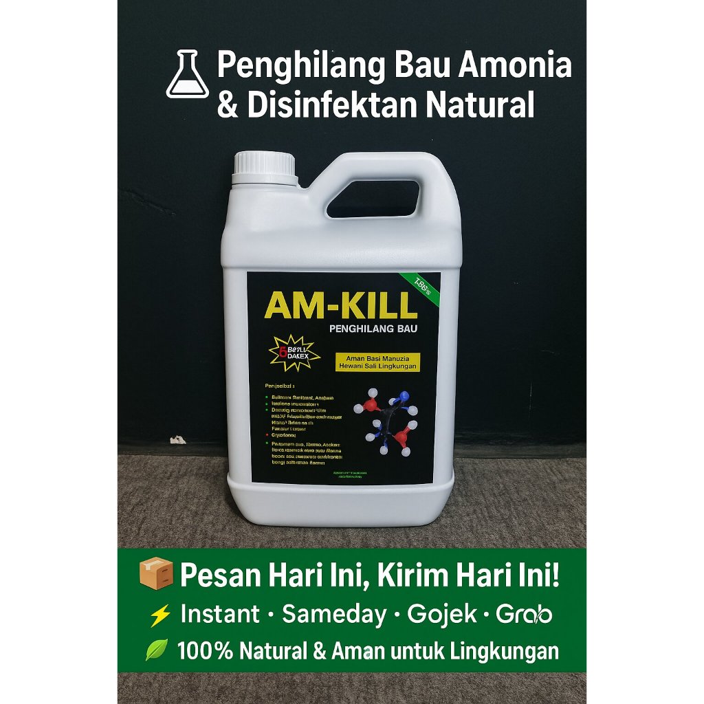 Jual AMKILL 1 liter / 5 liter | PENGHILANG BAU AMONIA AYAM BROILER AYAM PETELUR LAYER KOTORAN ...