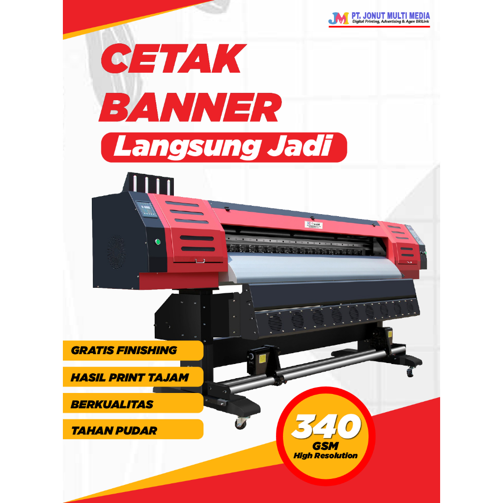 Jual Cetak Spanduk | Banner | Backdrop | Baliho | Custom Ukuran Jumbo | Tebal 340 Gsm | Shopee ...