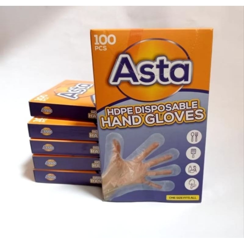 Jual SARUNG TANGAN PLASTIK ASTA / HAND GLOVES | Shopee Indonesia
