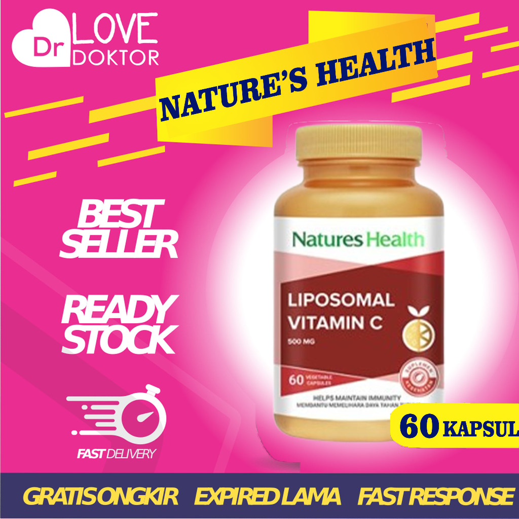 Jual NATURE'S NATURES NATURE HEALTH LIPOSOMAL VITAMIN C 500MG MEMBANTU MEMENUHI KEBUTUHAN ...