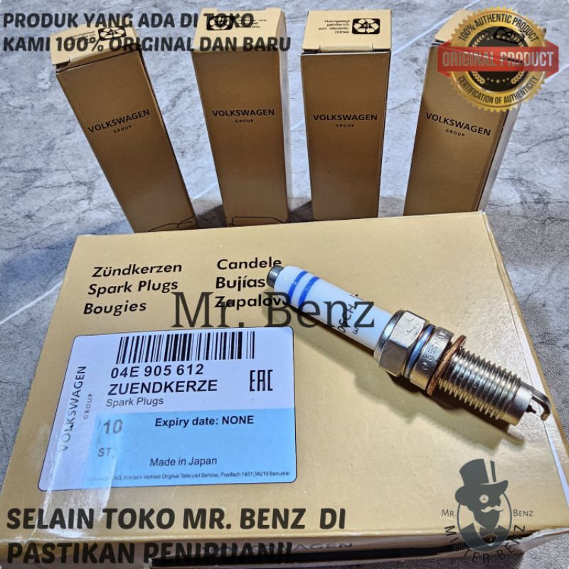 Jual BUSI SPARK PLUG AUDI VW GOLF MK7 POLO A3 Q3 04E905612 | Shopee ...
