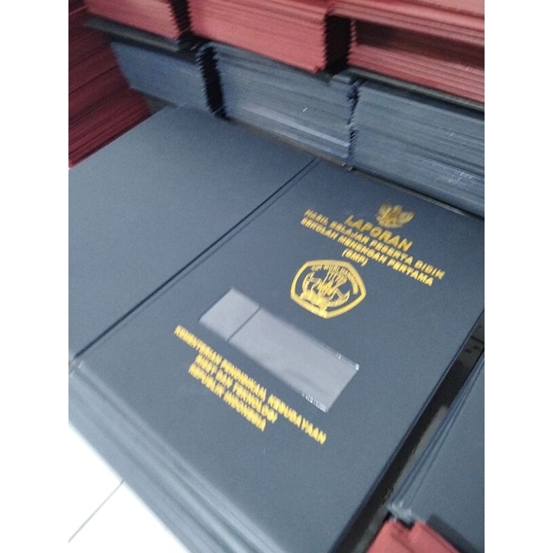 Jual Sampul Raport Sekolah Menengah Pertama || Map Raport SMP. Isi 10 ...