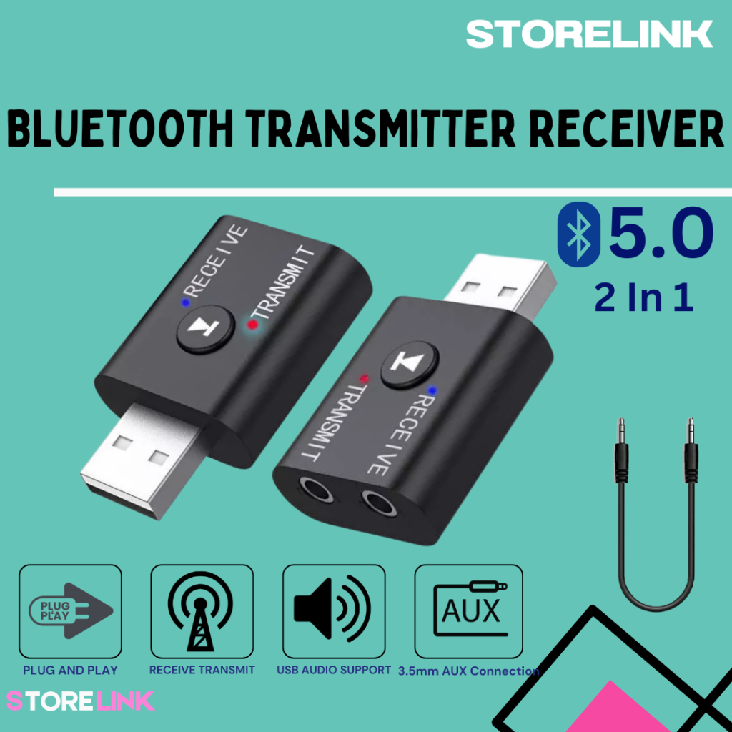 Jual USB Audio Bluetooth 5.0 Receiver Transmitter Adaptor Samsung tv ...