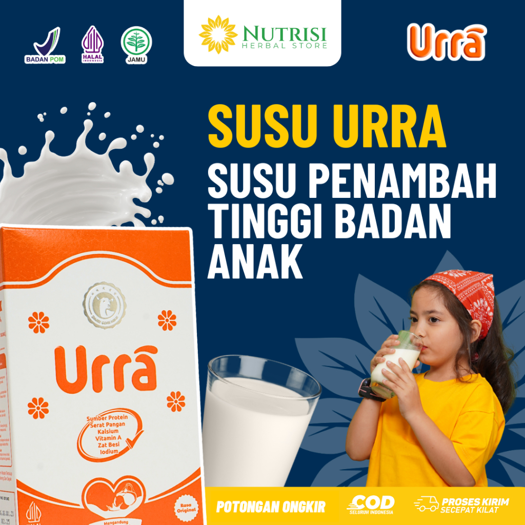 Jual Susu Urra Saanen Premium - Tambah Berat & Tinggi Anak, Atasi GTM ...