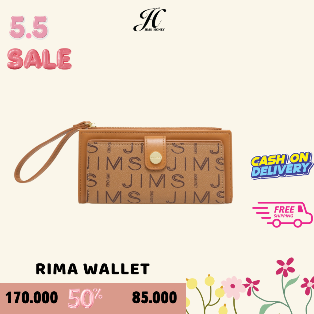 Jual JIMS HONEY DOMPET PANJANG WANITA RIMA WALLET (FREE EXCLUSIVE BOX) | Shopee Indonesia