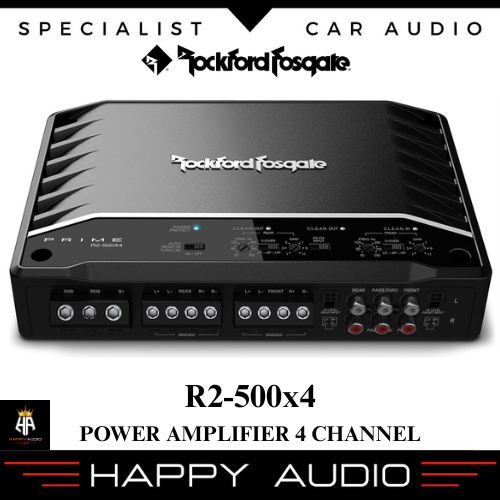 Jual Power Amplifier 4 Channel ROCKFORD FOSGATE R2-500x4 Bridgeable ...