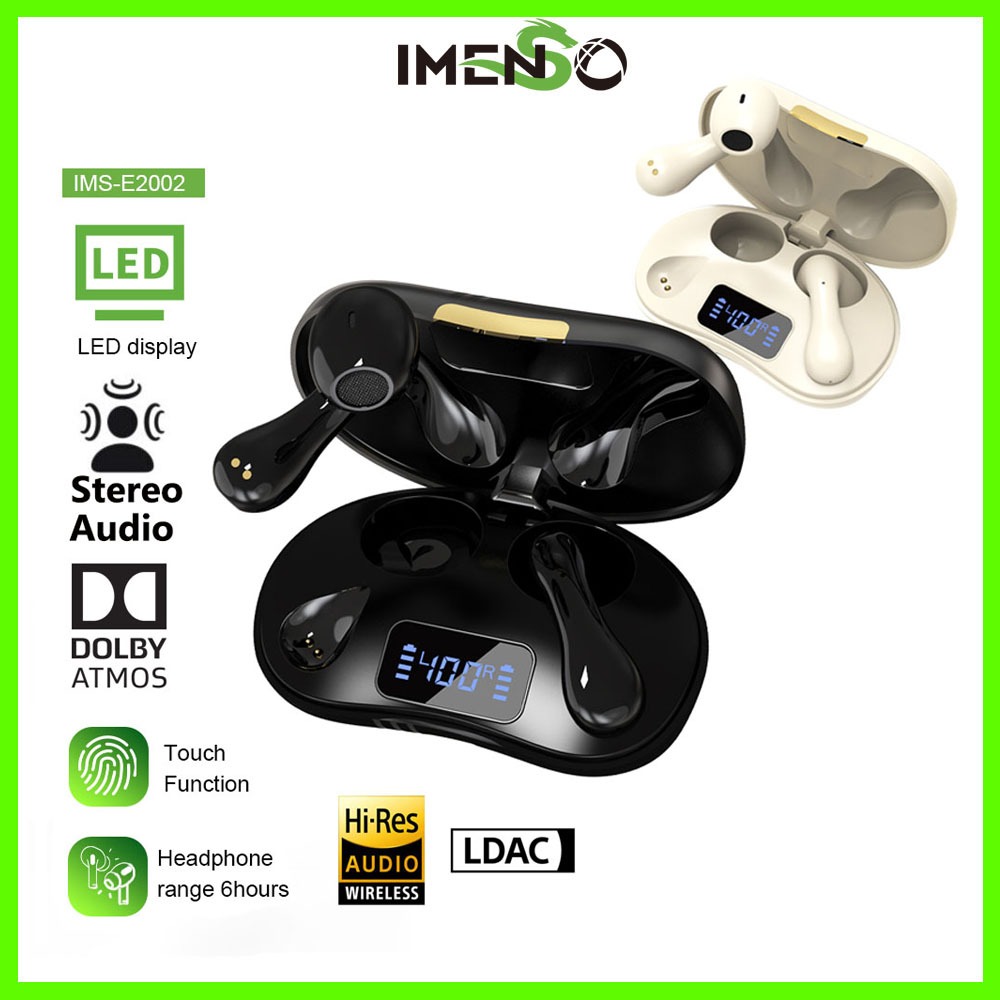 Jual IMENSO Earphones True Wireless TWS ANC AI Noise Cancelling Earbuds ...