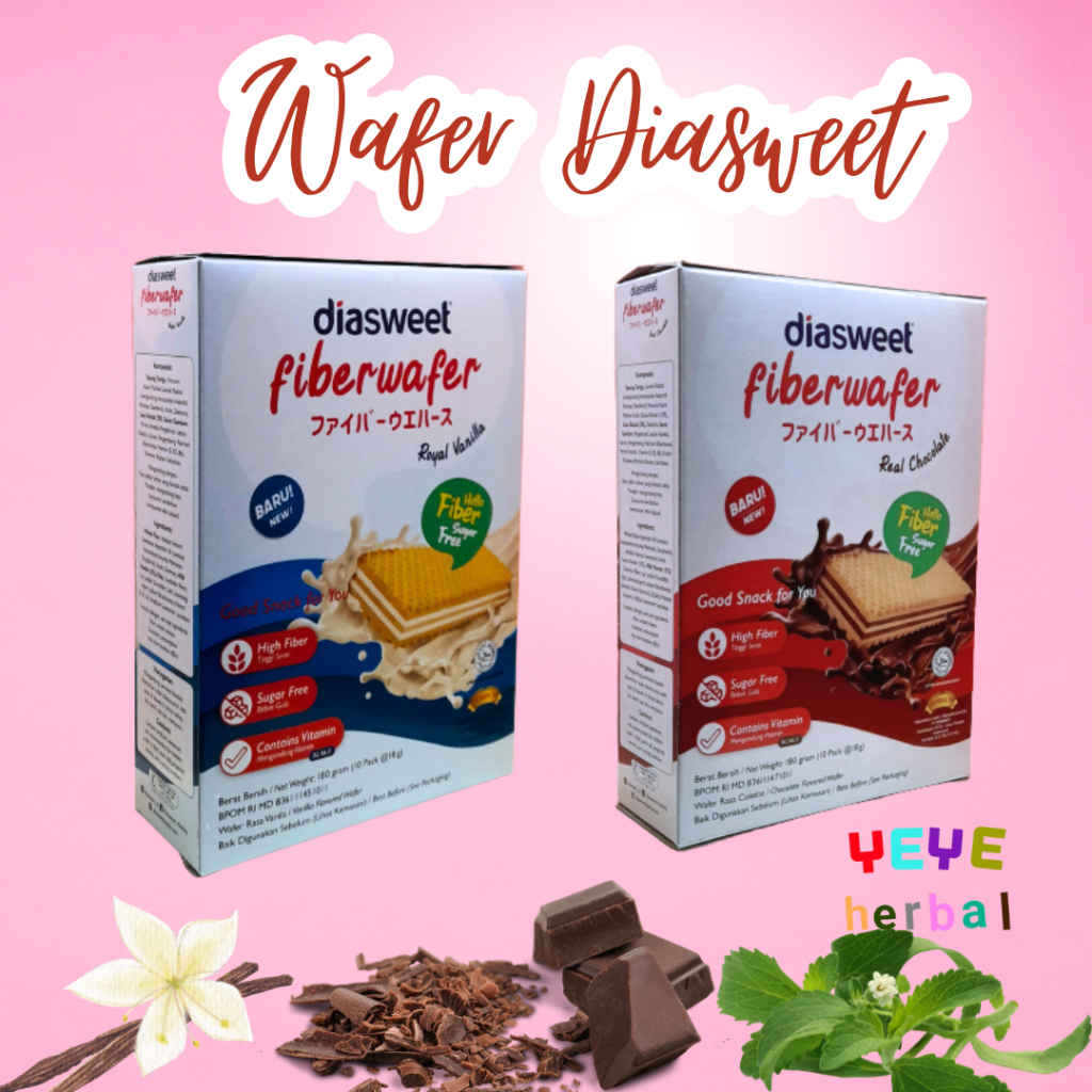 Jual Diasweet Fiber Wafer 180 gram | Shopee Indonesia