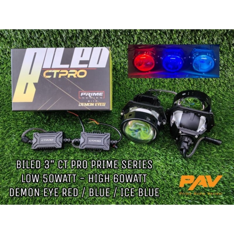 Jual BiLed 3" CT PRO Prime Series, Demon Eye Ice Blue, Cut Off Bagus ...