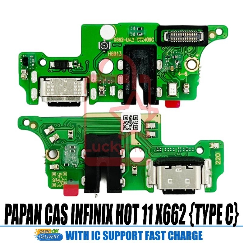 Jual PAPAN CAS INFINIX HOT 11 X662 TYPE C KONEKTOR BOARD CHARGER NEW ...