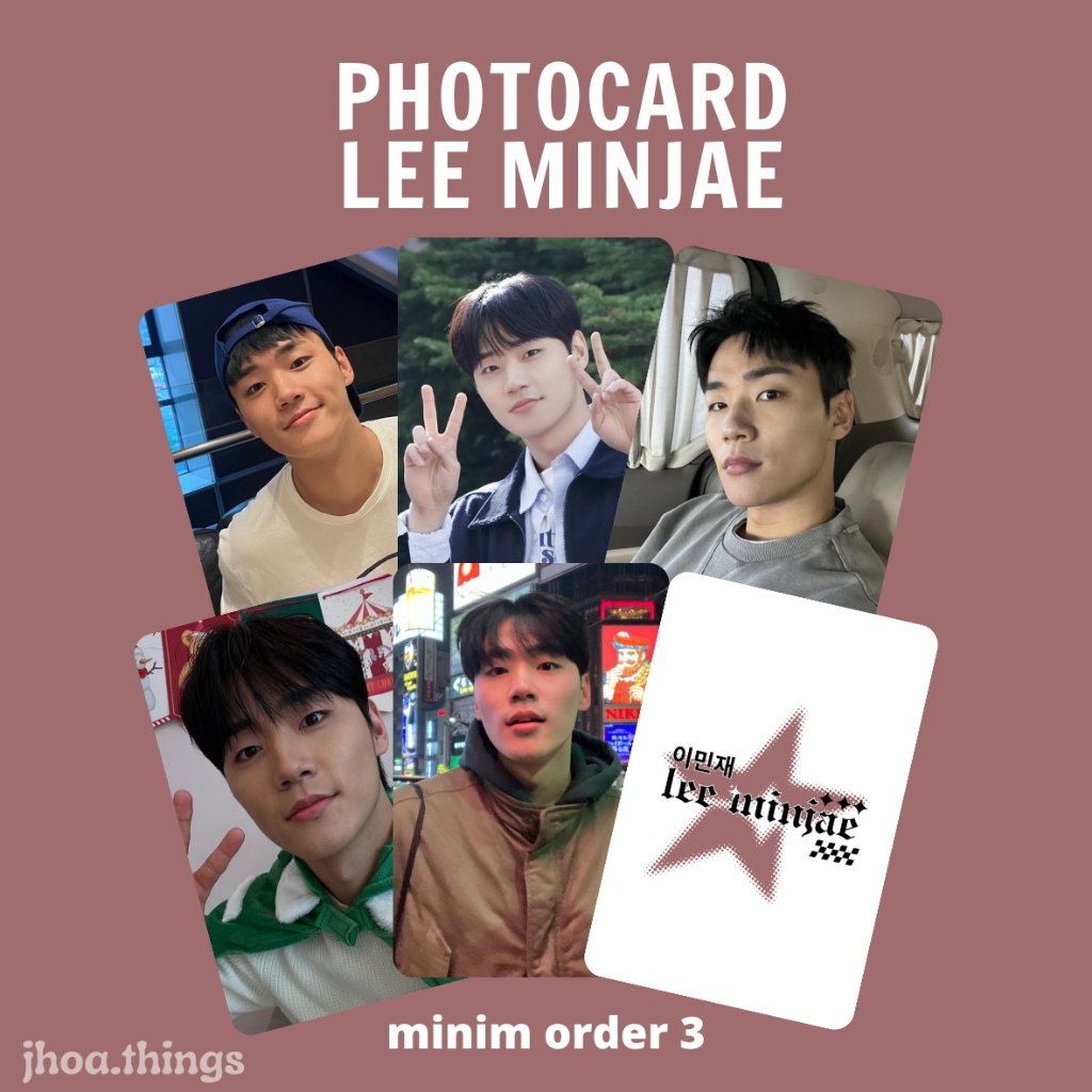 Jual [UNOFFICIAL] PHOTOCARD LEE MIN JAE MINJAE ACTOR KOREA KDRAMA ...