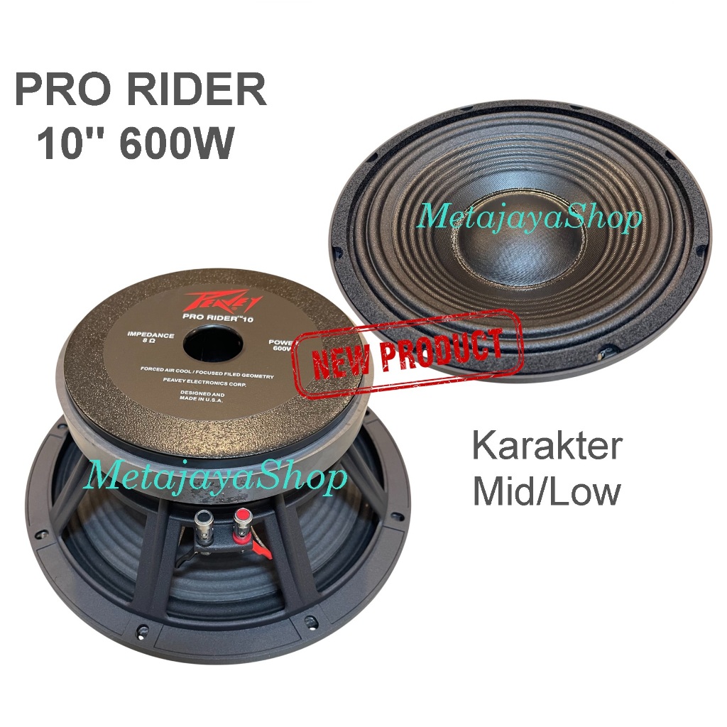 Jual Speaker Komponen Pro Rider 10" 600 watt Component speaker pro ...