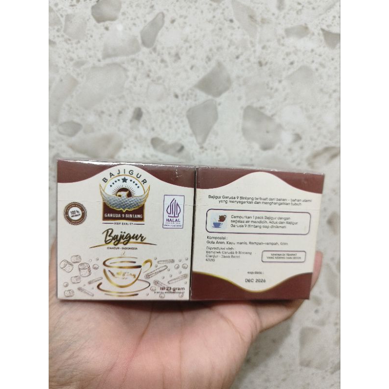 Jual Bajigur Garuda 9 Bintang Kemasan 1 Pack isi 10 Bungkus | Shopee ...