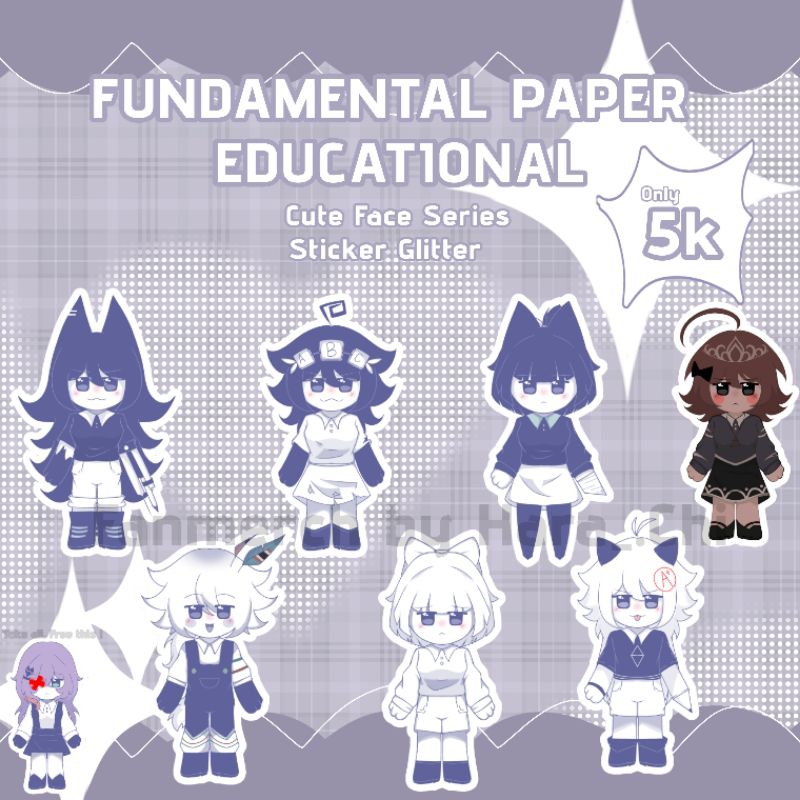 Jual Fundamental Paper Educational Diecut Sticker | Fanmerch | Shopee ...