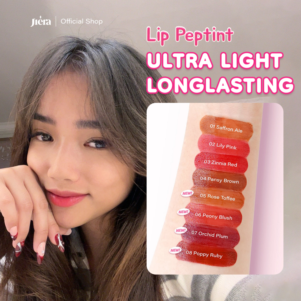 Jual JIERA Lip Peptint with 2in1 Function Lip Tint & Lip Care, UV ...