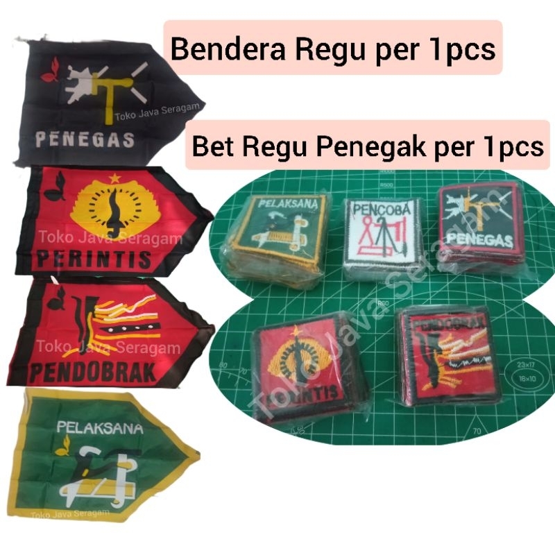 Jual Bet 1 pcs Regu & Bendera Sangga Penegak Pencoba Perintis Pencoba ...