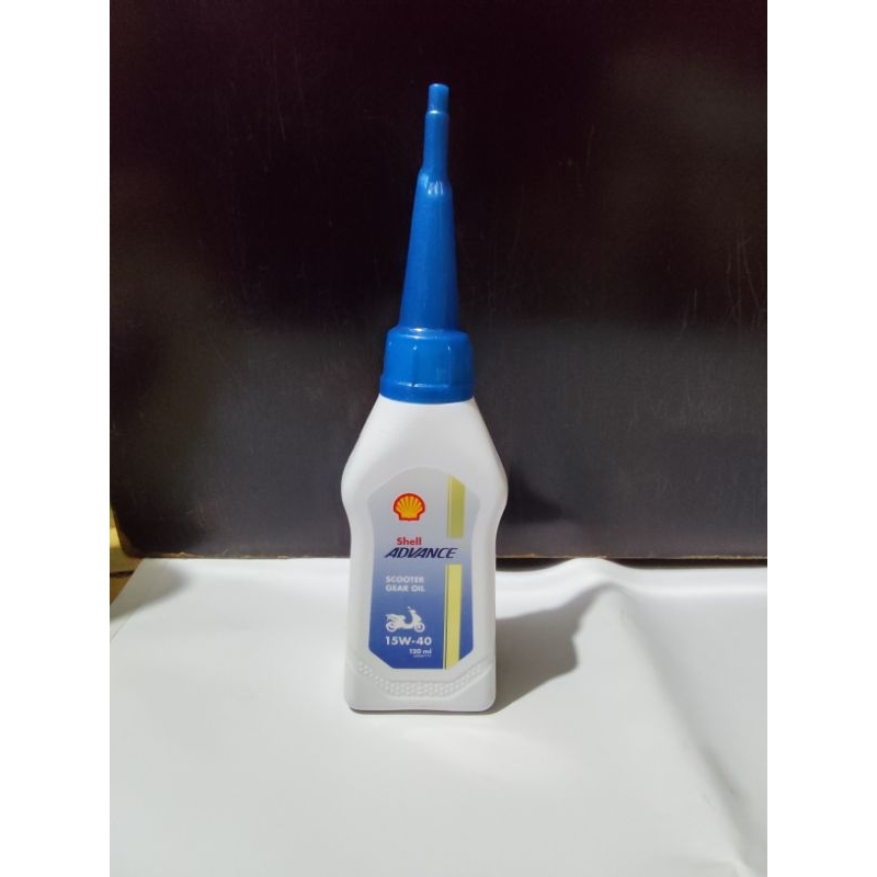 Jual Oli Transmisi Oli Gear Shell Advance Scooter Gear Oil 15W-40 120ml ...