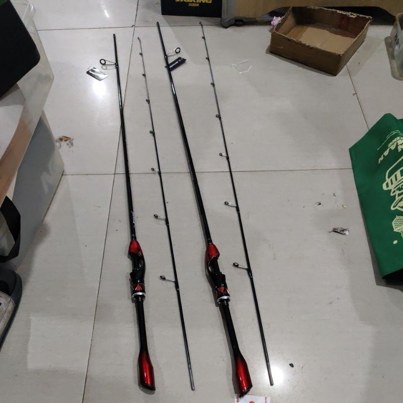 Jual joran shikari lure master ul solid carbon pilihan 198 atau 210 cm ...