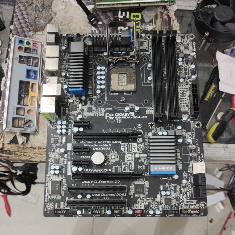 Jual mainboard Gigabyte p67 ddr3 socket 1155 | Shopee Indonesia