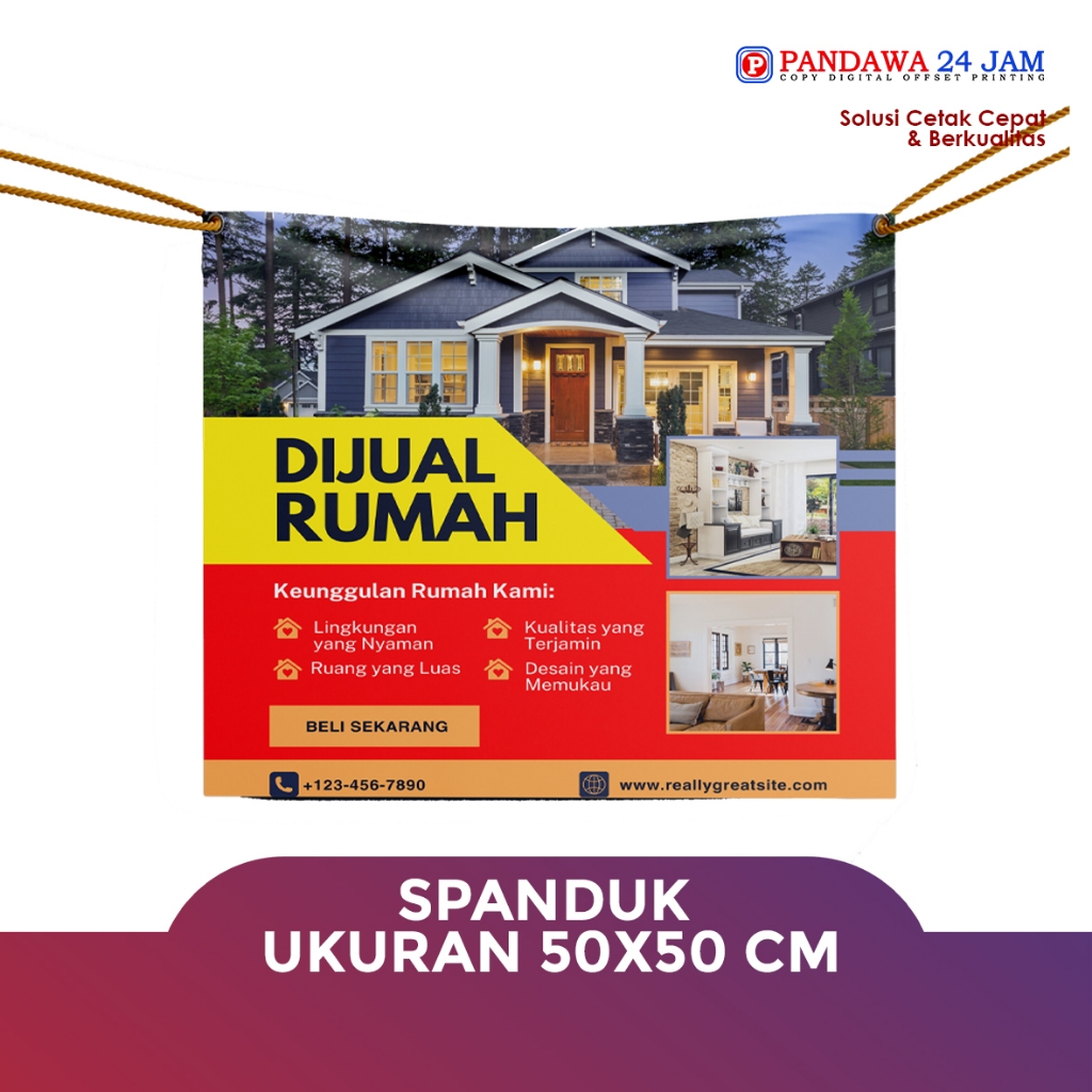Jual CETAK BANNER UKURAN 50 X 50 CM ( flexy china 280 gr) | Shopee ...
