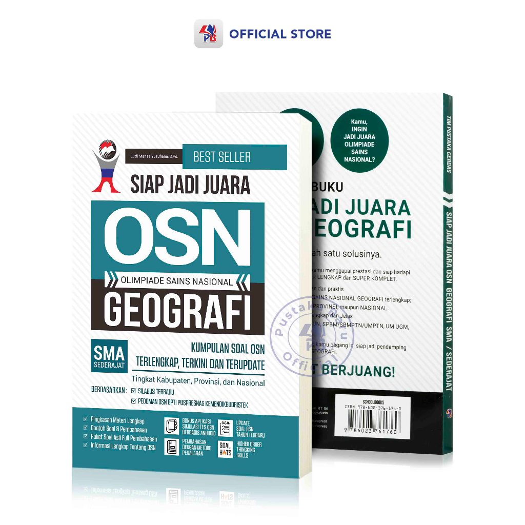 Jual Buku Olimpiade Nasional OSN Geografi SMA Sederajat / Siap Jadi Juara OSN Geografi Untuk SMA ...